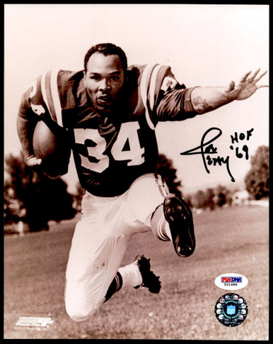 Joe Perry 8 x 10 Photo Signed Auto PSA/DNA Authenticated Colts HOF '69 ...
