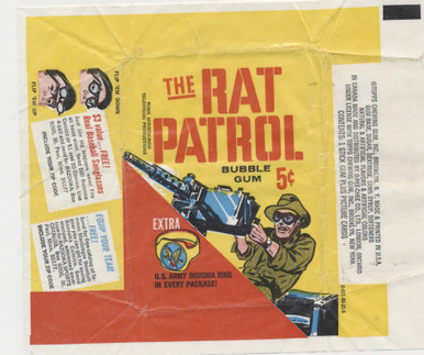 1966 Topps Rat Patrol 5 Cents Wrapper (Small Tear) #*skuwrap36384