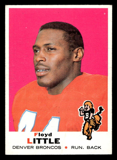 1969 Topps #251 Floyd Little Very Good - Scottsdale Cards 2021