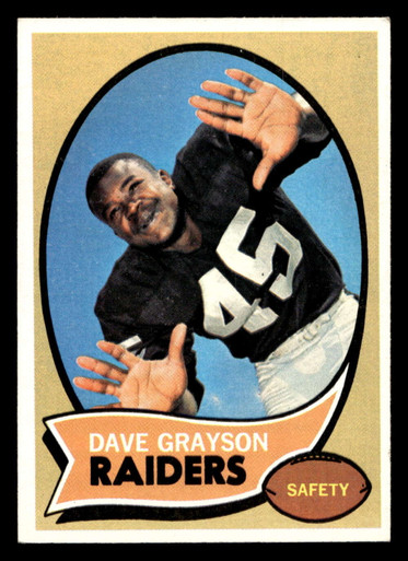 1970 Topps #31 Dave Grayson Ex-Mint ID: 447160 - Scottsdale Cards 2021