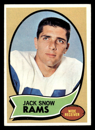 1970 Topps #44 Jack Snow Ex-Mint ID: 447199 - Scottsdale Cards 2021
