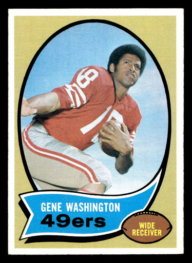 1970 Topps #81 Gene Washington Ex-Mint RC Rookie ID: 447309 - Scottsdale Cards 2021