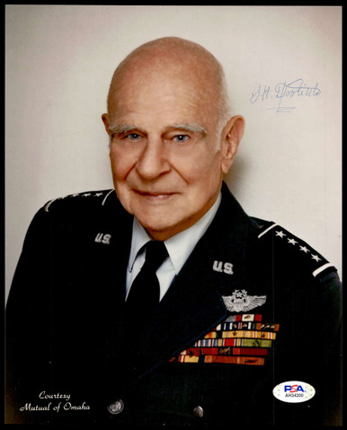 Jimmy Doolittle 8 x 10 Photo SIGNED PSA/DNA General/Pilot - Scottsdale ...