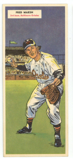 1955 Topps Doubleheaders #39/40 Fred Marsh Jake Thies Orioles EX-Mint ...