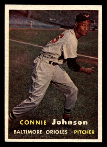 1957 Topps #43 Connie Johnson Ex-Mint ID: 453271 - Scottsdale Cards 2021