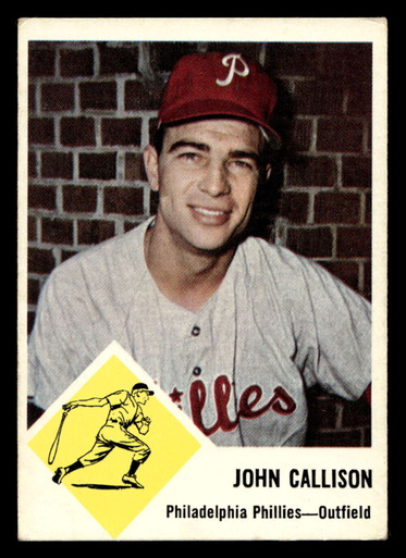 1963 Fleer #51 Johnny Callison VG-EX - Scottsdale Cards 2021