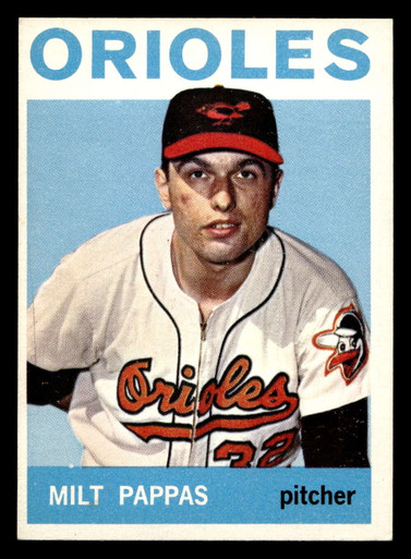 1964 Topps #45 Milt Pappas Ex-Mint ID: 454854 - Scottsdale Cards 2021