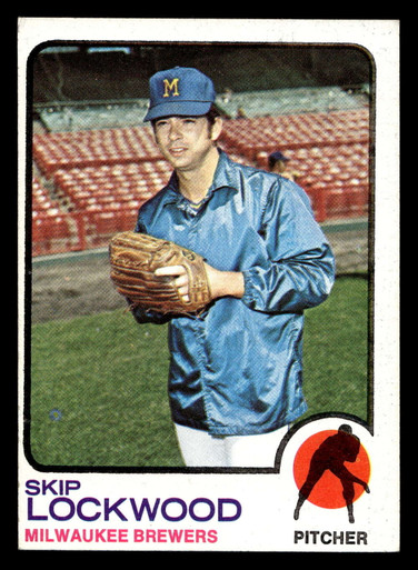 1973 Topps #308 Skip Lockwood Excellent+ - Scottsdale Cards 2021
