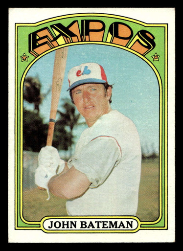 1972 Topps #5 John Bateman Excellent+ - Scottsdale Cards 2021