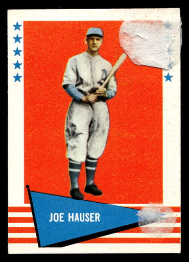 1961 Fleer #113 Joe Hauser Poor - Scottsdale Cards 2021