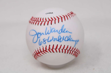 Jon Warden PSA/DNA Signed Auto Baseball Tigers 68 World Champs ...