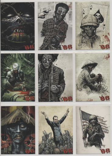 2012 Meat Grinder Studios 68 Zombie Series 1 Set 12 Cards #*sku36426