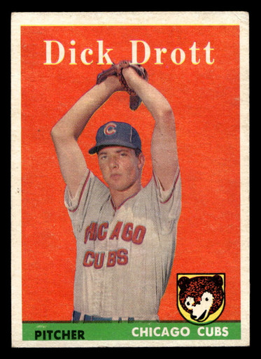 1958 Topps #80 Dick Drott VG-EX - Scottsdale Cards 2021