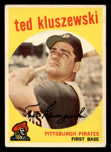 1959 Topps #35 Ted Kluszewski VG-EX Ink On Back - Scottsdale Cards 2021