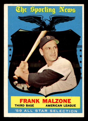1959 Topps #558 Frank Malzone AS Ex-Mint - Scottsdale Cards