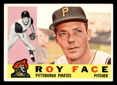 1960 Topps #20 Roy Face Excellent+ ID: 467471 - Scottsdale Cards 2021