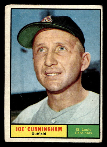 1961 Topps #520 Joe Cunningham G-VG ID: 470056 - Scottsdale Cards 2021