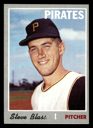 1970 Topps #396 Steve Blass Ex-Mint ID: 471756 - Scottsdale Cards 2021