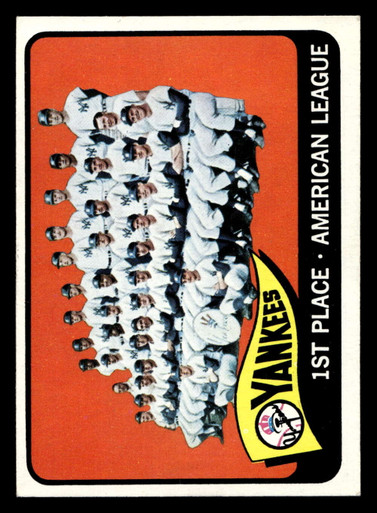 1965 Topps #513 Yankees Team Ex-Mint SET BREAK - Scottsdale Cards 2021