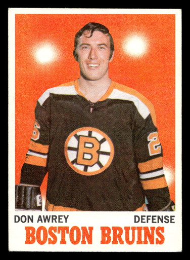 1970-71 Topps #4 Don Awrey Excellent+ Writing On Back - Scottsdale ...
