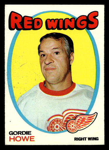 1971-72 Topps #70 Gordie Howe Very Good ID: 474105 - Scottsdale Cards 2021