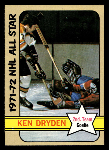 1972-73 Topps #127 Ken Dryden AS Ex-Mint ID: 474719 - Scottsdale Cards 2021