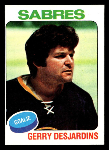 1975-76 Topps #125 Gerry Desjardins Ex-Mint - Scottsdale Cards 2021