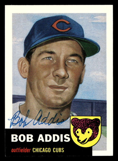 1991 Topps Archives 1953 #157 Bob Addis Ex-Mint Auto Signed ID: 475956 ...
