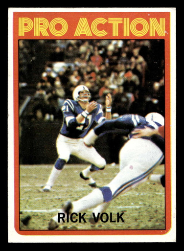 1972 Topps #125 Rick Volk IA Ex-Mint ID: 481456 - Scottsdale Cards 2021