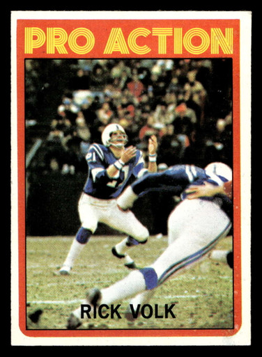 1972 Topps #125 Rick Volk IA Ex-Mint ID: 481459 - Scottsdale Cards 2021