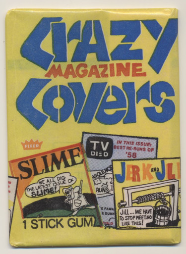 1973 Fleer Crazy Magazine Covers Unopened Wax Pack #*sku36658