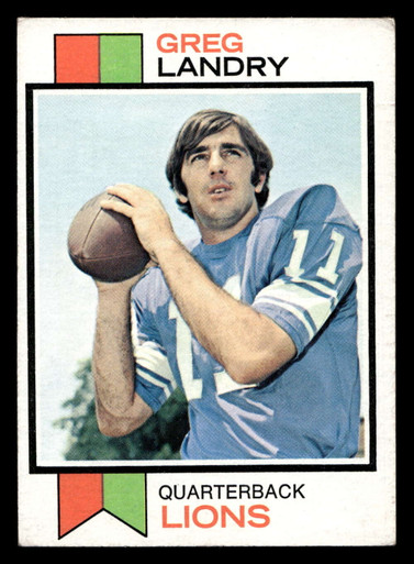 1973 Topps #12 Greg Landry VG-EX ID: 482426 - Scottsdale Cards 2021
