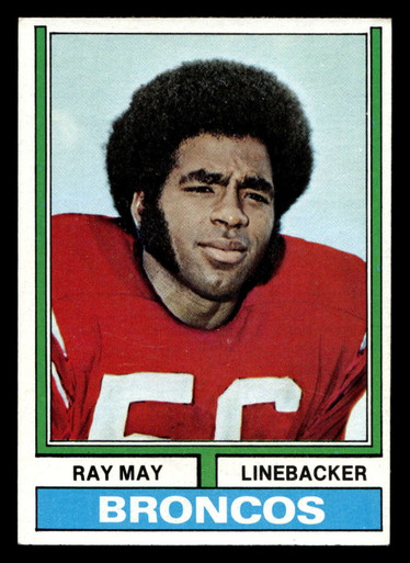 1974 Topps #380 Ray May Ex-Mint - Scottsdale Cards 2021