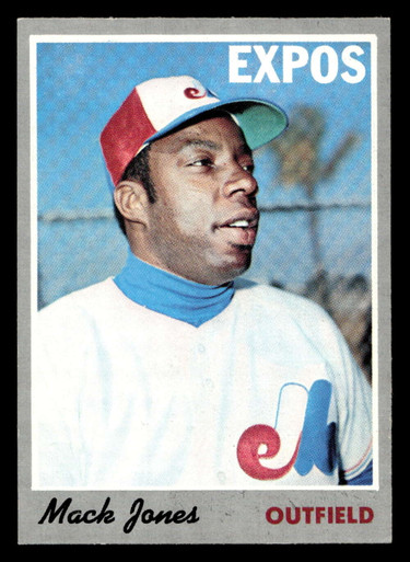 1970 Topps #38 Mack Jones Ex-Mint ID: 486688 - Scottsdale Cards 2021
