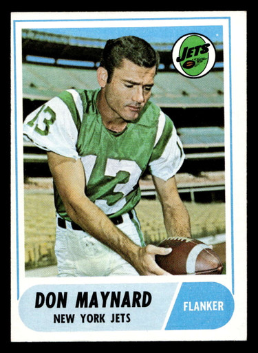 1968 Topps #169 Don Maynard Near Mint - Scottsdale Cards 2021