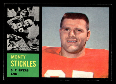 1962 Topps #155 Monty Stickles Ex-Mint ID: 489280 - Scottsdale Cards 2021