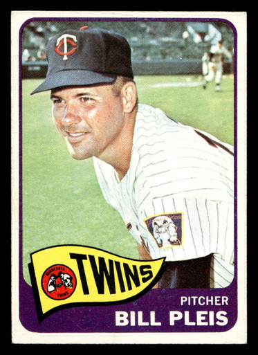 1965 Topps #122 Bill Pleis Ex-Mint ID: 490774 - Scottsdale Cards 2021