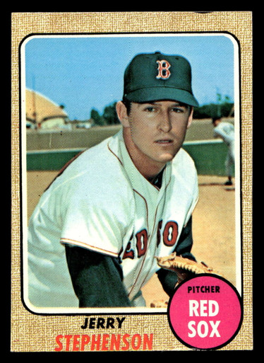 1968 Topps #519 Jerry Stephenson Ex-Mint Miscut - Scottsdale Cards 2021