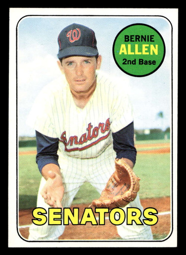 1969 Topps #27 Bernie Allen Near Mint+ ID: 494825 - Scottsdale Cards 2021
