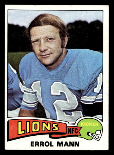 1975 Topps #421 Errol Mann Ex-Mint ID: 498061 - Scottsdale Cards 2021