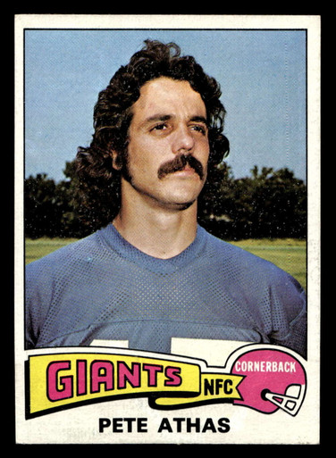 1975 Topps #484 Pete Athas Ex-Mint ID: 498299 - Scottsdale Cards 2021