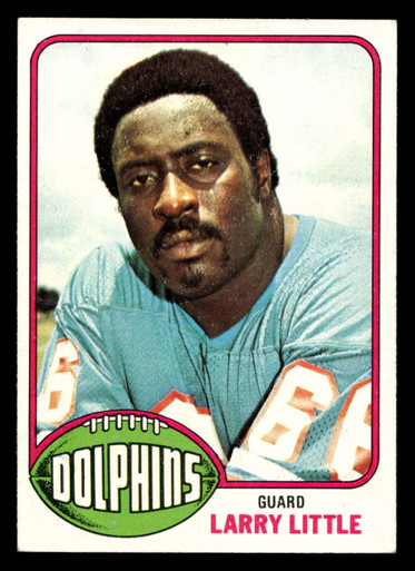 1976 Topps #33 Larry Little Excellent+ - Scottsdale Cards 2021