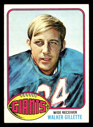 1976 Topps #214 Walker Gillette Ex-Mint ID: 499229 - Scottsdale Cards 2021
