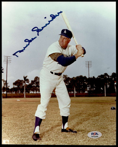 Duke Snider 8x10 Photo Signed PSA/DNA Authenticated Dodgers Autographed ...
