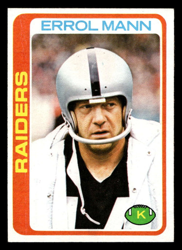 1978 Topps #210 Errol Mann Ex-Mint - Scottsdale Cards