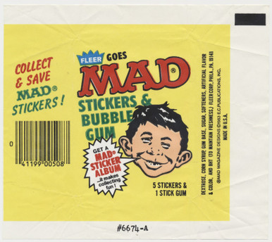1983 Mad Stickers Wrapper #*sku37051