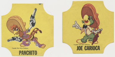 1950's D290 Disney Bread End Labels Lot of 2 different #*sku37053