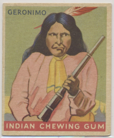 1933 Goudey R73 Indians #25 Geronimo Red Panel #*sku37070