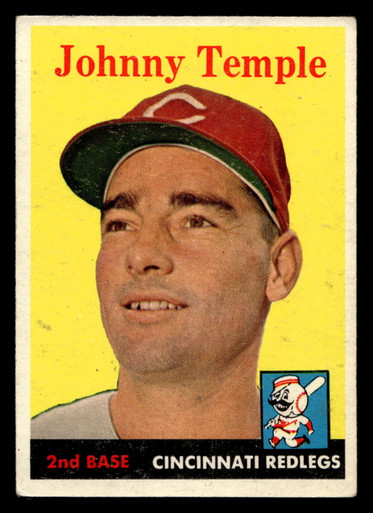 1958 Topps #205 Johnny Temple Excellent - Scottsdale Cards