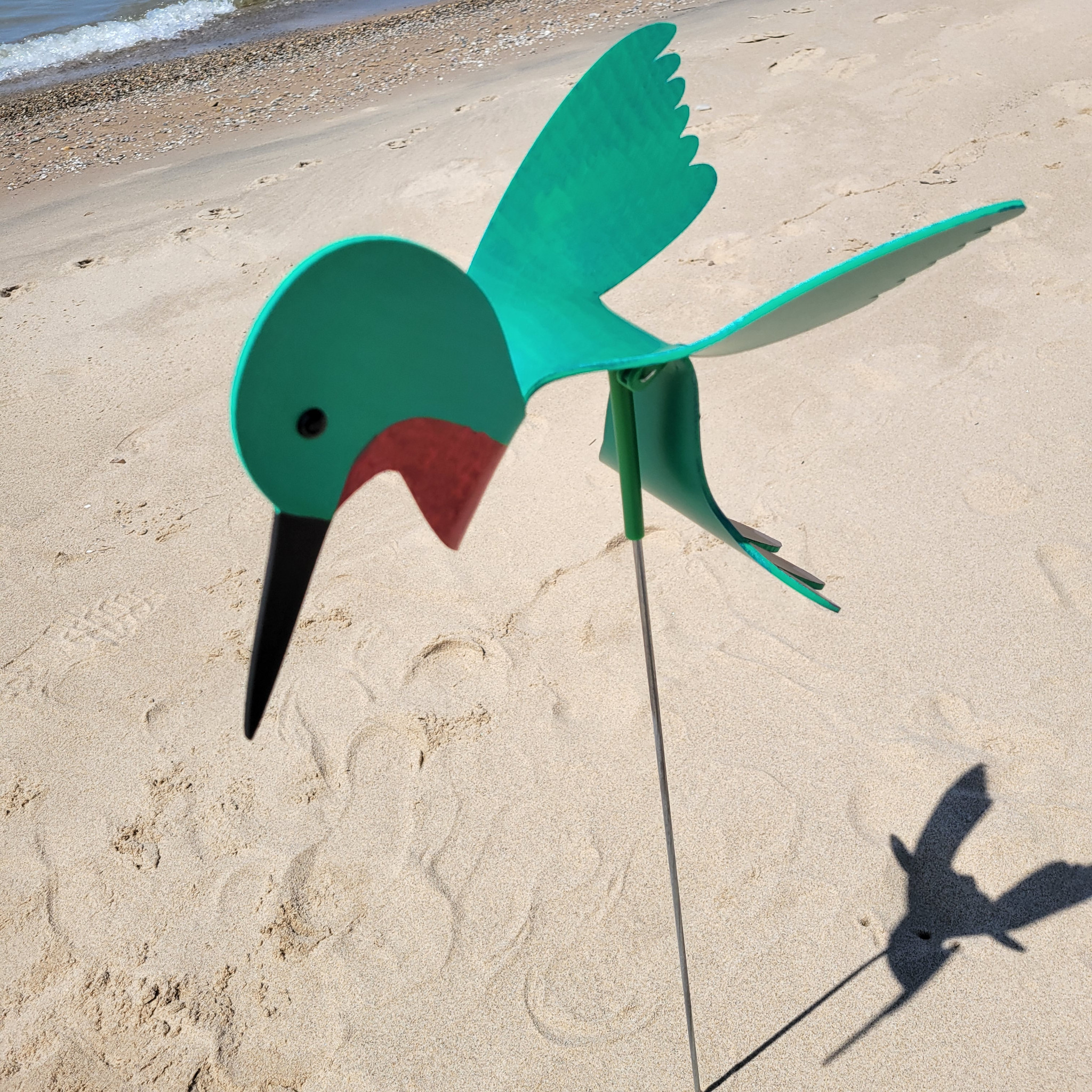 Hummingbird Garden Art by Florida Dancing Birds